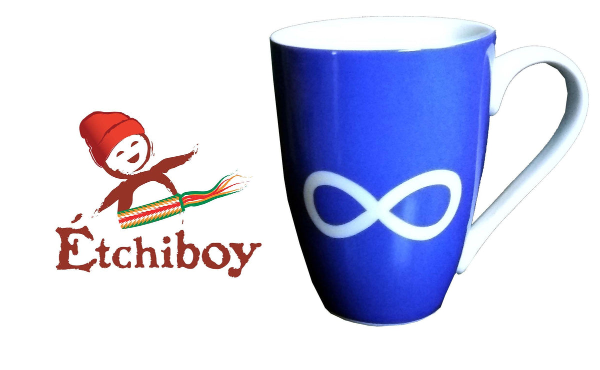 Blue Infinity Mug Tasse Infini Bleue – Metis Products